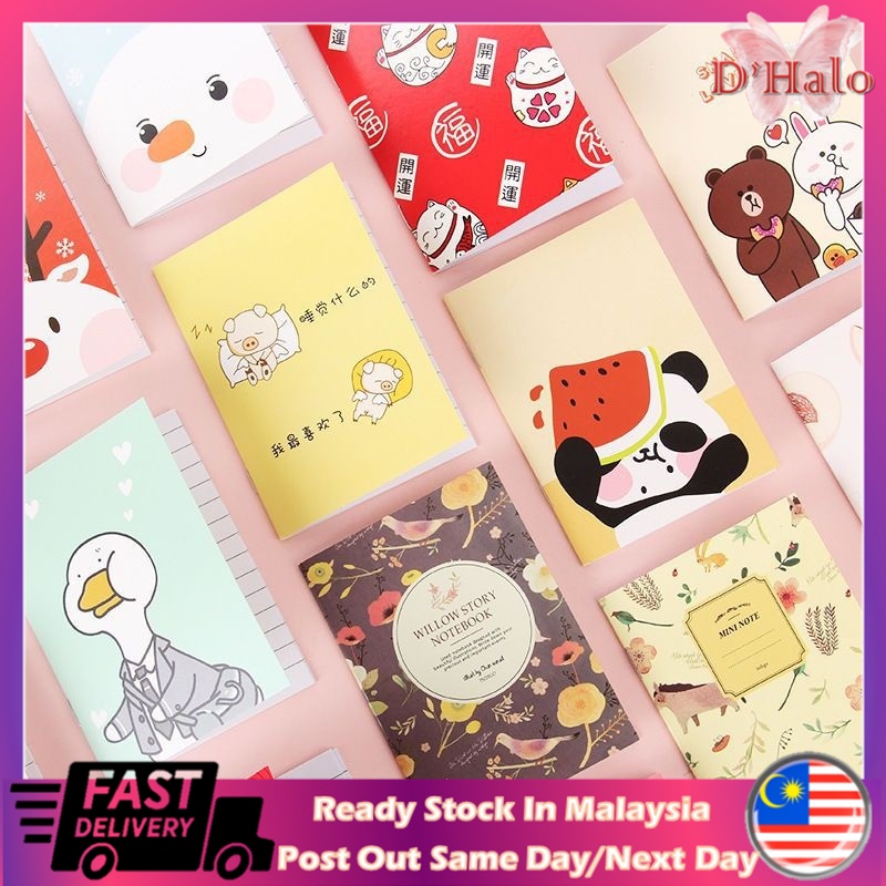 【Ready Stock】Cute Mini Notebook Mini Booklet Gift Stationery | Shopee ...