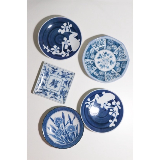 Set of classic Japanese ceramic plates | Shopee Malaysia