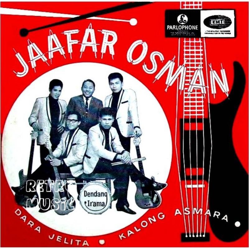 CD JAAFAR OSMAN BERSAMA KUGIRAN DENDANG IRAMA /RAKAMAN PIRING HITAM ...