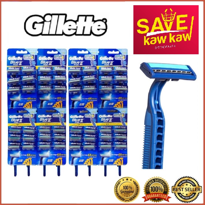 GILLETTE Blue 2 Plus Disposable Razor (1pcs) | Shopee Malaysia