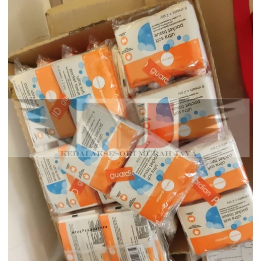 Guardian Face Tissues Pocket (8sheets/2ply x 8pack ) | Shopee Malaysia