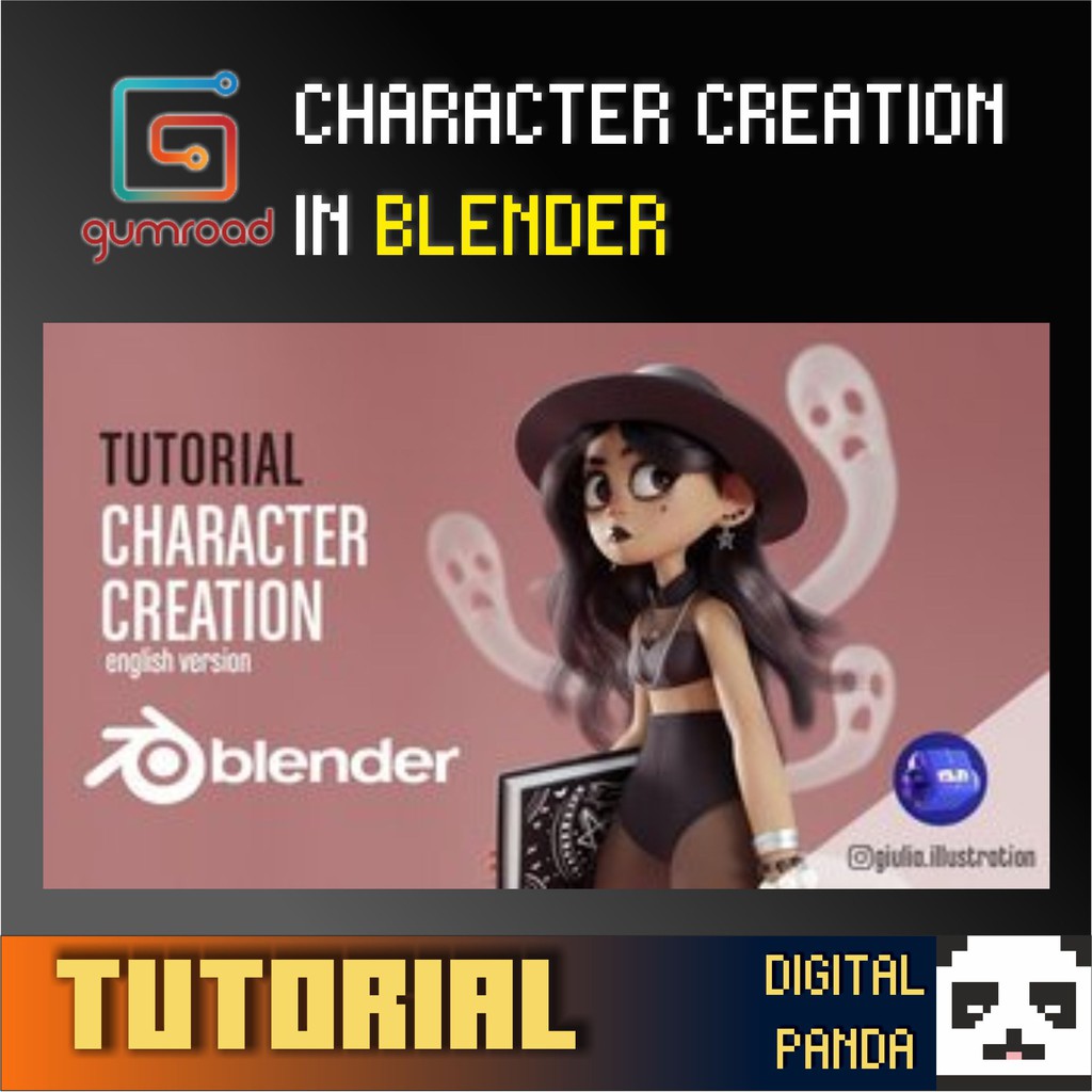 Full Tutorial Gumroad Character Creation In Blender Shopee Malaysia 