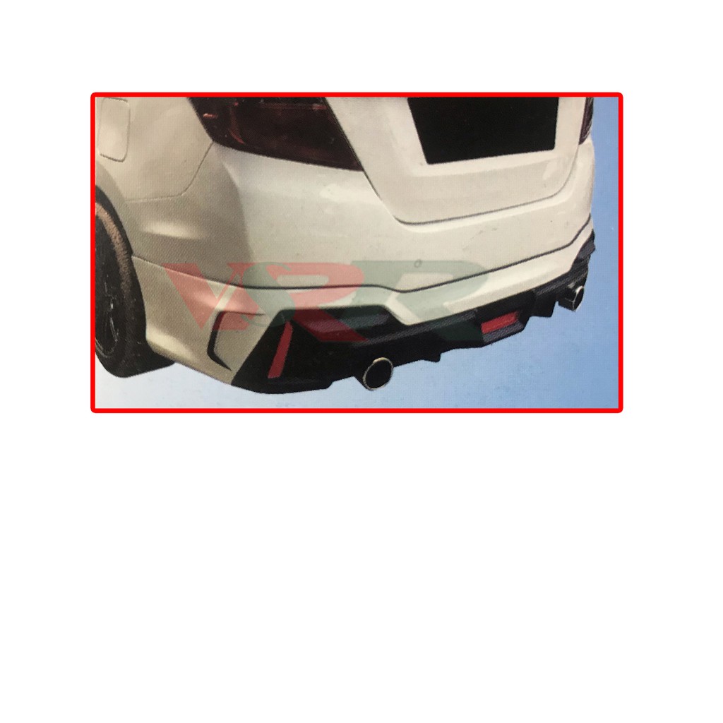 Perodua Bezza (2016) DRIVE 68 Rear Back Bumper Skirt With 2 Pieces ...