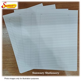 A4 Foolscap Paper (450 Sheets), Exam Sheet 70 gsm, Test Pad, Ruled ...