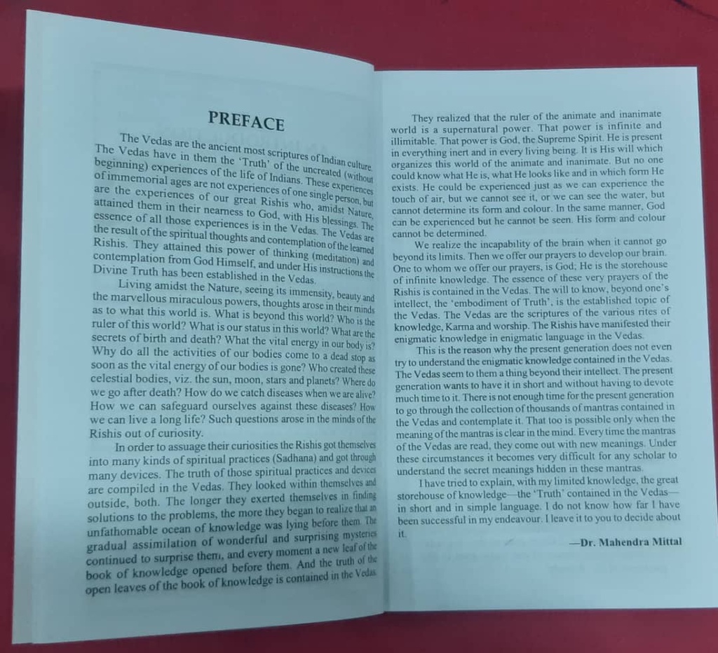 The Essence of Vedas in Hinduism Book The Four Vedas in Hinduism Vedic ...