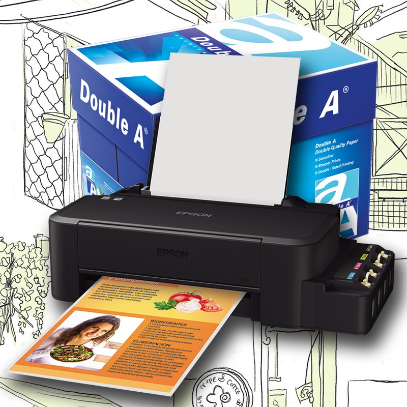 Epson L120 Printers Package with 1 Set Original Ink CISS Refill ...