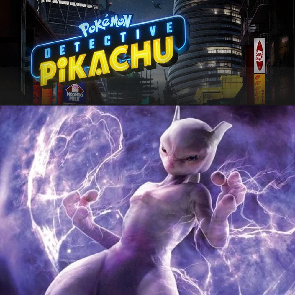 Pokemon Detective Pikachu Mewtwo Soft Plush Toy Doll (25cm) | Shopee ...
