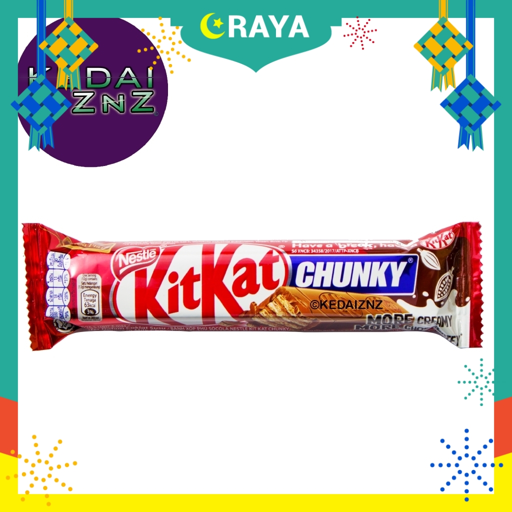 Chocolate Nestle KitKat CHUNKY Wafer Milk Chocolate 38g Coklat | BeeCost