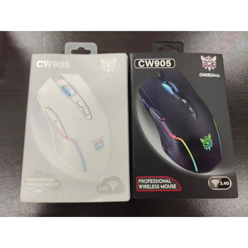 Onikuma CW905 Computer Wireless Rechargeable Gaming Mouse With RGB Led ...