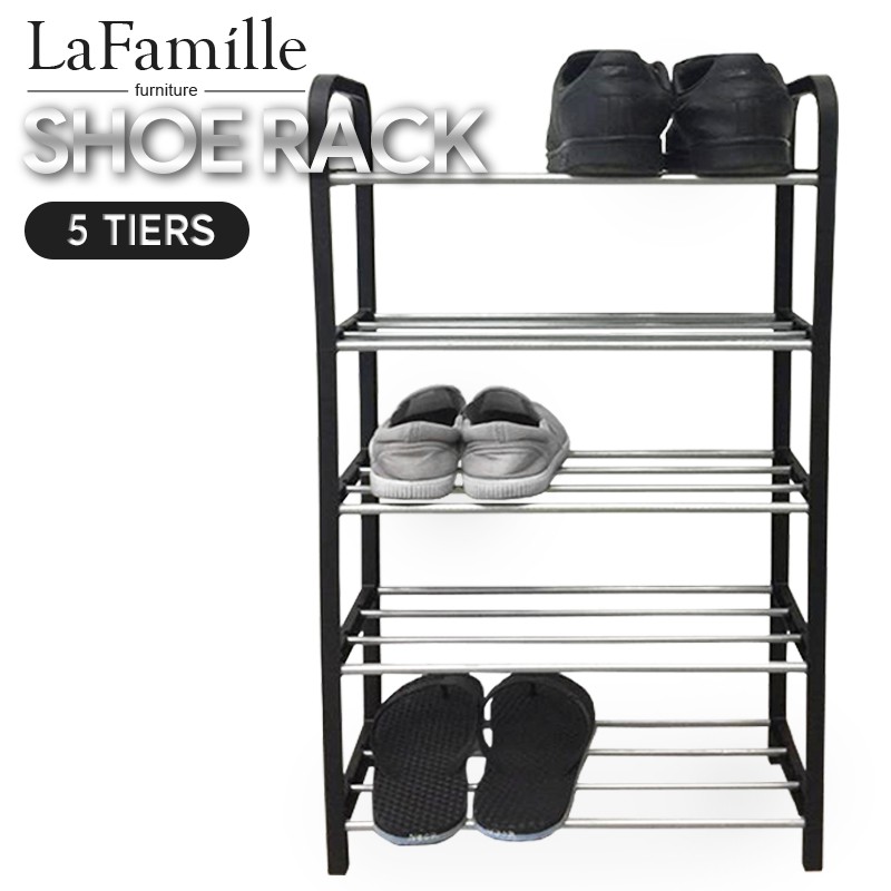 Rak Kasut 5 Tingkat / 5 Tiers DIY Stackable Mutli-Storey Shoe Rack ...
