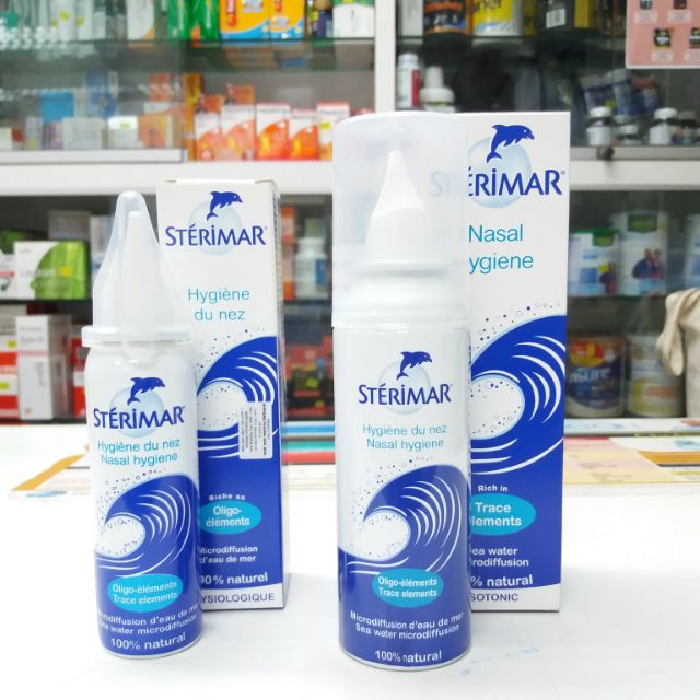 STERIMAR SEA WATER NASAL SPRAY 50ML / 100ML (for Cleaning Nose ...