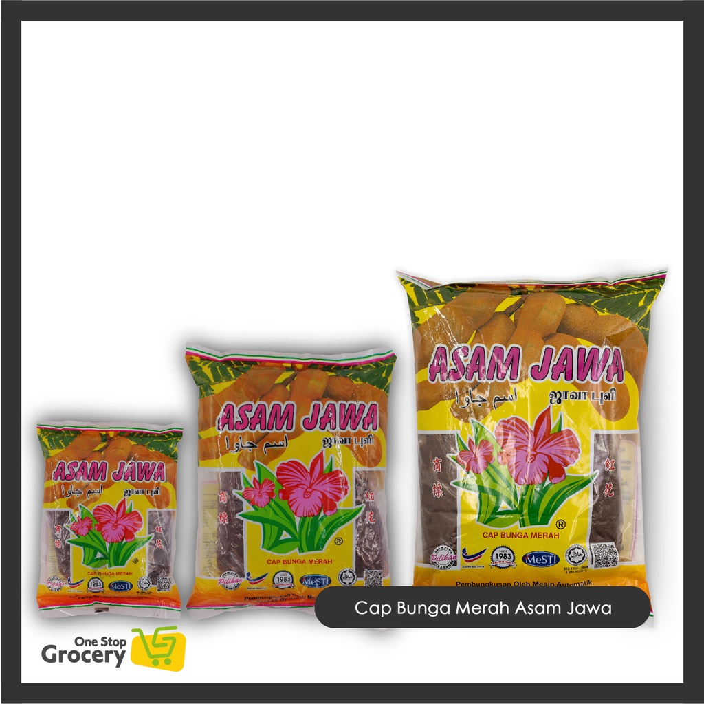Cap Bunga Merah Asam Jawa 200g / 500g 1kg | Shopee Malaysia