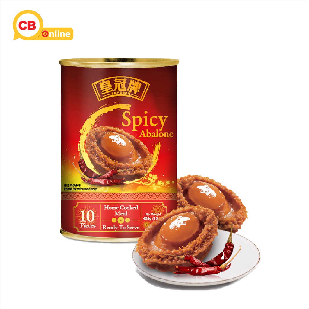 CB EMPEROR CHINA CANNED SPICY ABALONE (MALA)10PCS (425G) [CB ONLINE ...