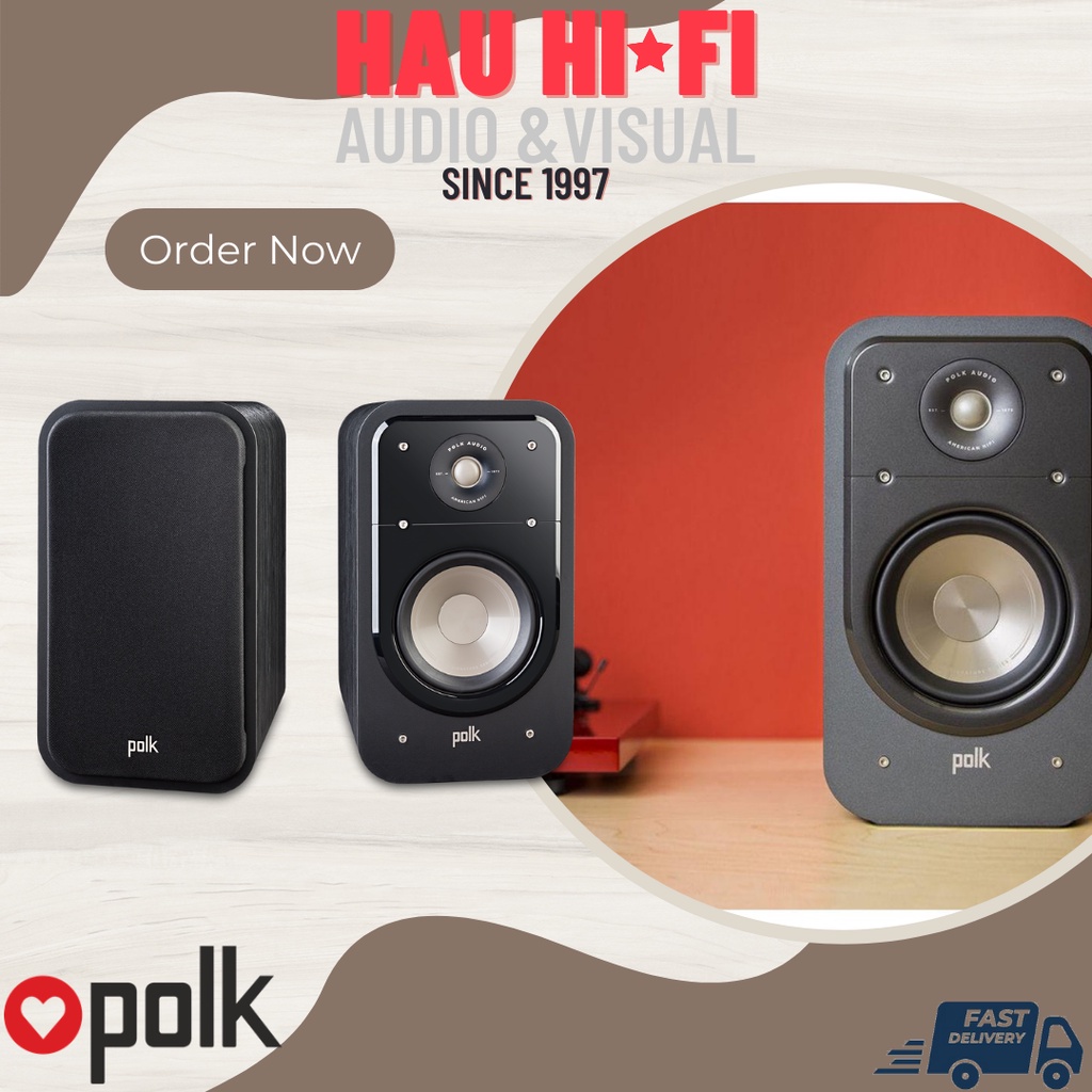 Polk Audio Signature S20 Bookshelf Speakers | Shopee Malaysia
