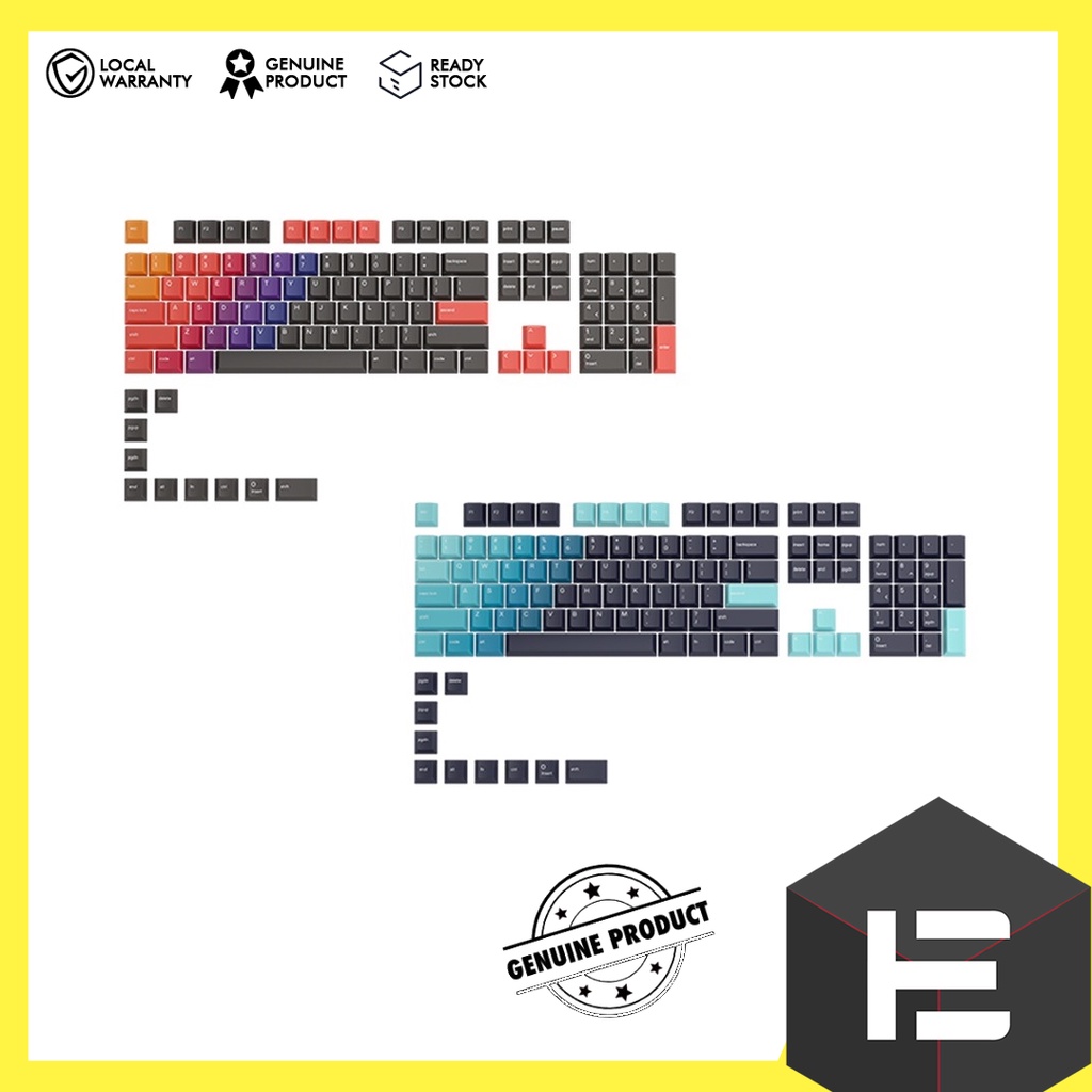 GLORIOUS PBT KEYCAPS SET ( CELESTIAL ICE / CELESTIAL FIRE ) | Shopee ...