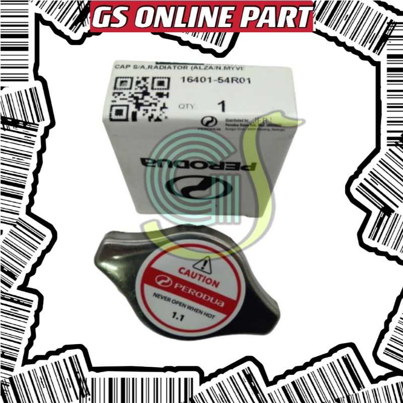 Radiator Cap ORIGINAL R126 1.1 Perodua Myvi Lagibest Alza Icon (16401 ...