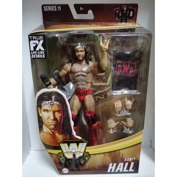 Mattel WWE Elite Legends Series 11 Scott Hall NWO Wrestling Figure ...