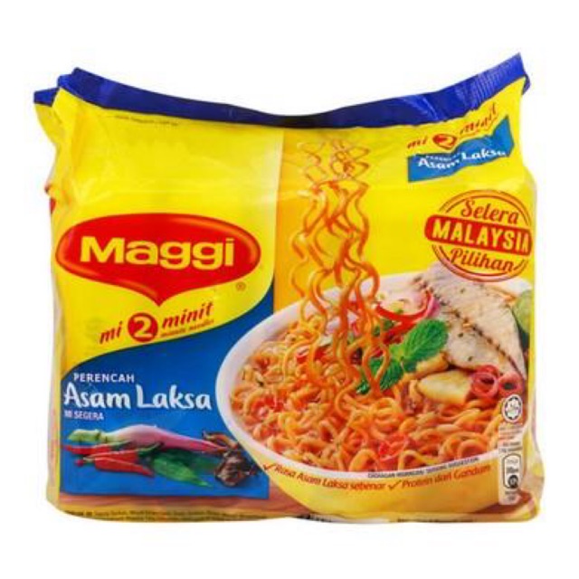 Nestle Maggi Asam Laksa 5 x 78G | Shopee Malaysia