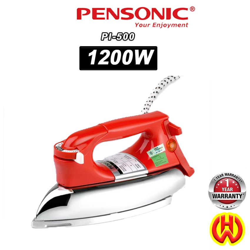 Pensonic Dry Iron PI-500 1200W | Shopee Malaysia