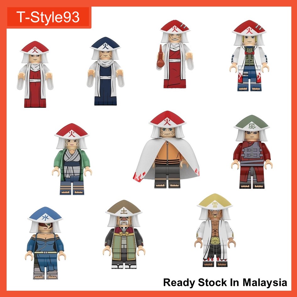 Naruto Shippuden Hokage Lego Mini Figure Building Block Collection ...