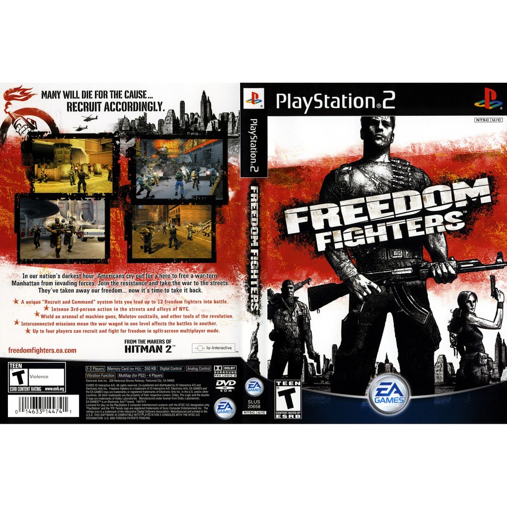 PS2 FREEDOM FIGHTERS ( DVD Games ) | Shopee Malaysia