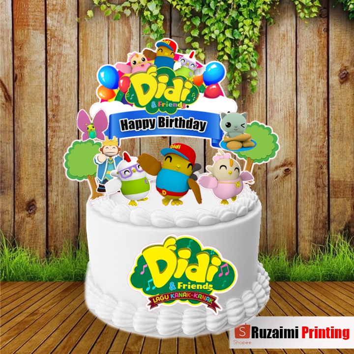 Didi N Friends cake Topper 021 | Shopee Malaysia