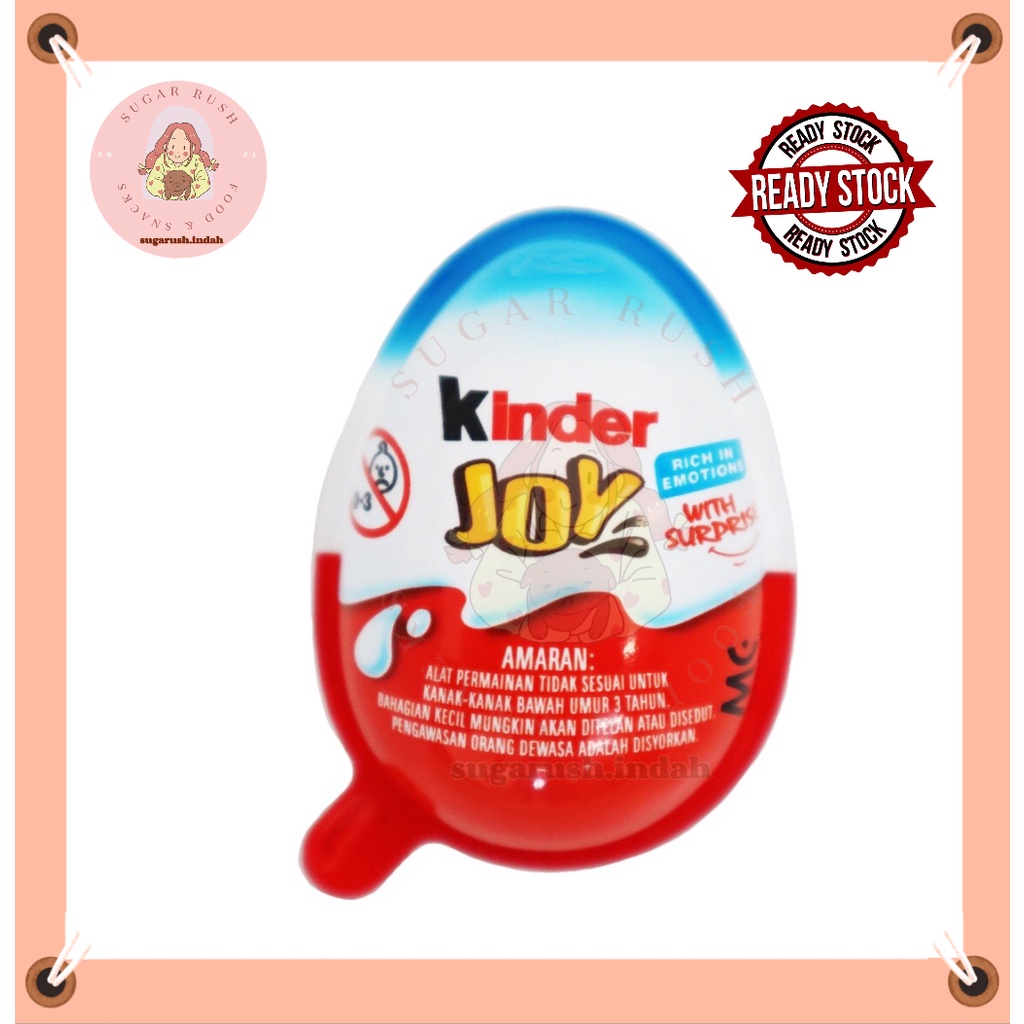 Kinder Joy Milk Chocolate Boy Blue 20g Coklat | Shopee Malaysia