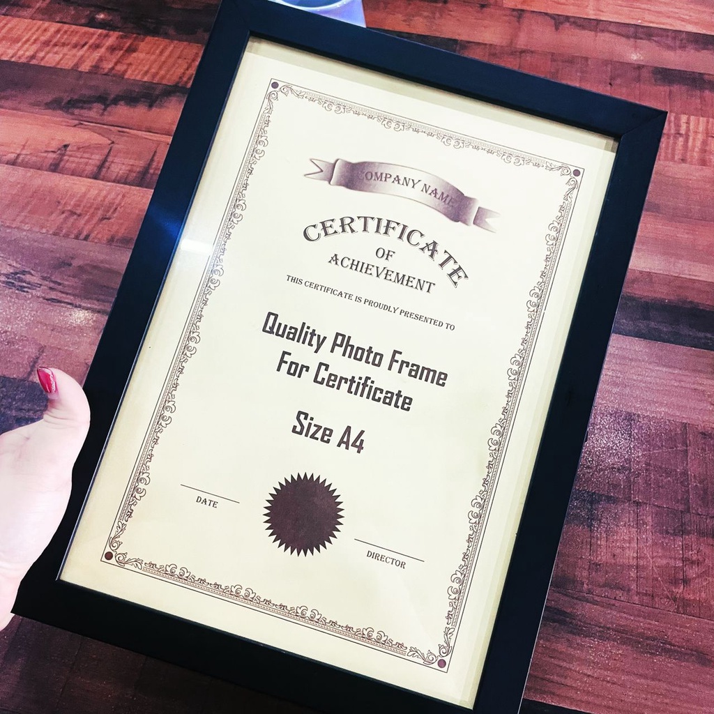 CLEARANCE STOCK!! A4 CERTIFICATE FRAME / SIJIL FRAME / PHOTO FRAME WITH ...