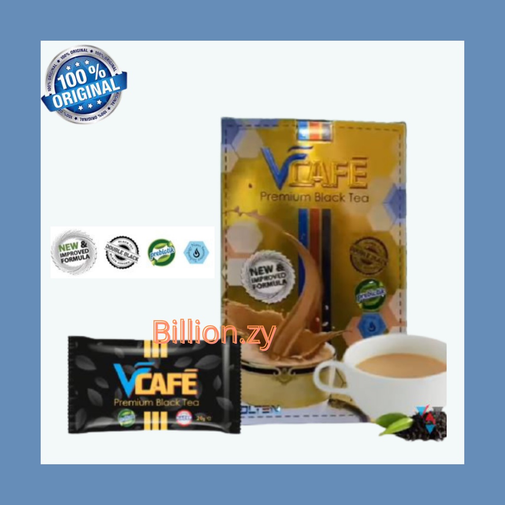 VOLTEN VCAFE Premium Black Tea NEW & IMPROVED FORMULA (20 sachets/box ...