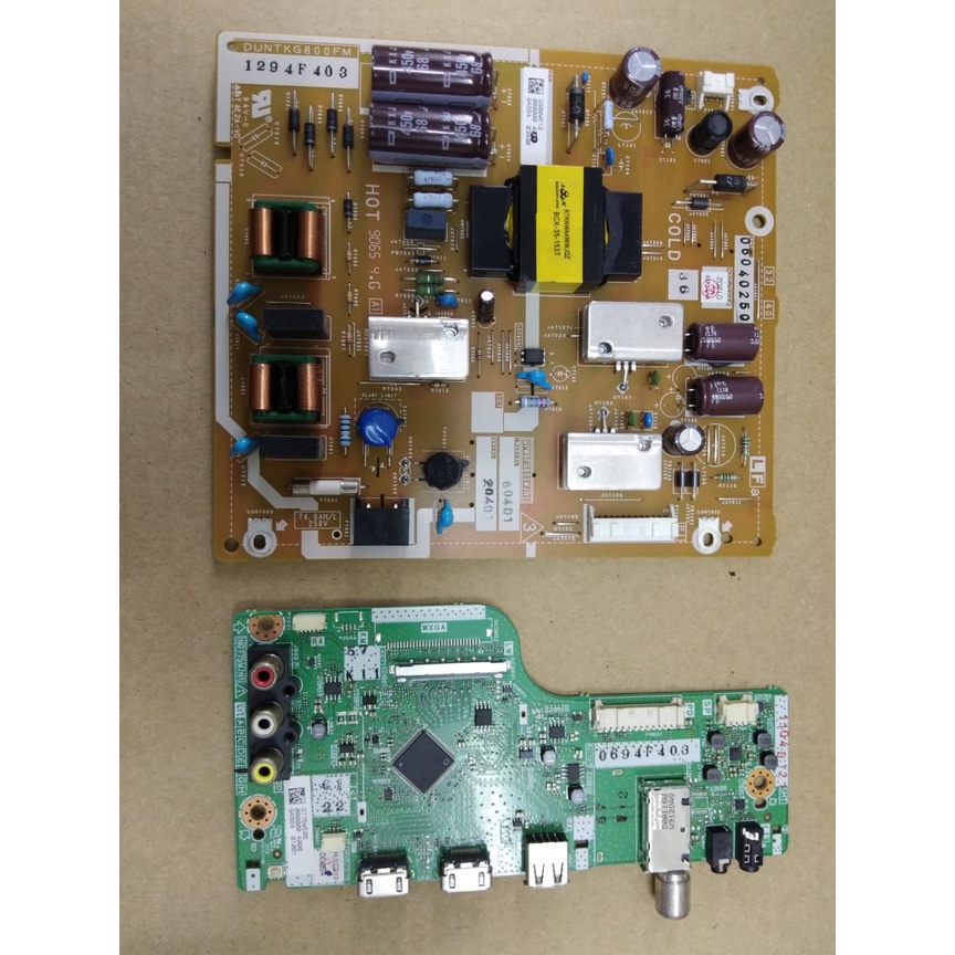 SHARP LC-40SA5200X POWERBOARD QPWBFG800WJN3 MAINBOARD NG775WJN1 (M 105 ...