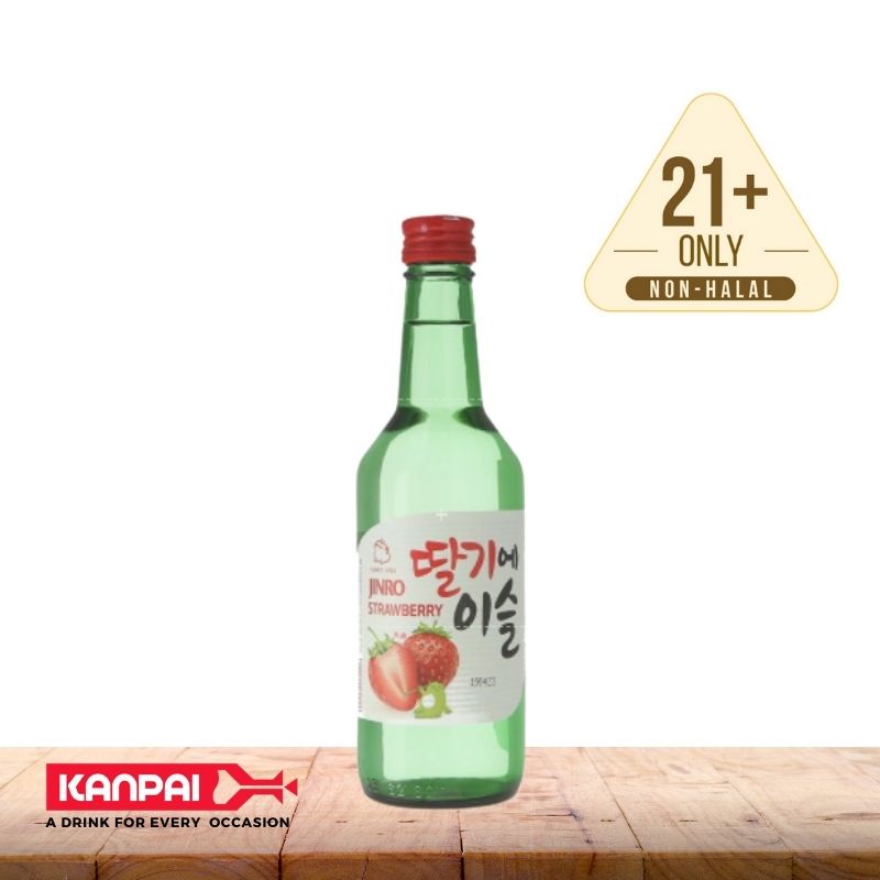 Soju Jinro Strawberry (370ML x 4 Bottles Pack) | Shopee Malaysia