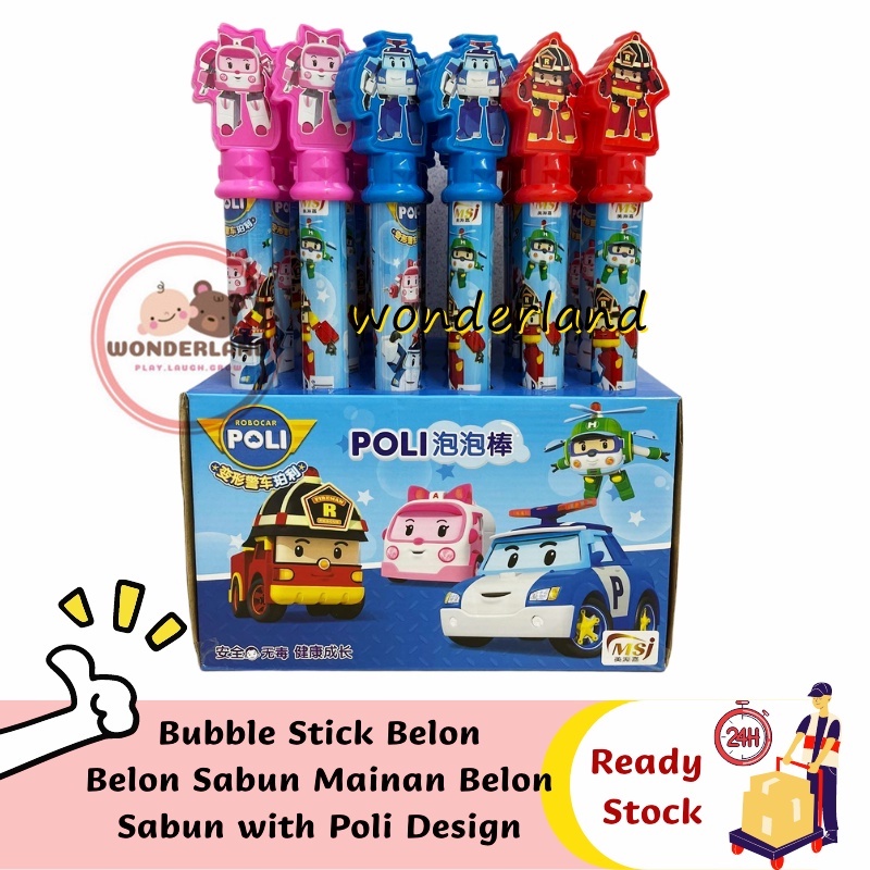 Bubble Stick Belon Air Bubble Belon Sabun Robo Poli design (ready stock ...