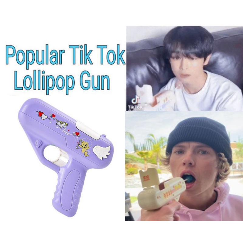 Tik Tok Lollipop Gun Murah DIY New Design Popular Cute Romantic Love ...