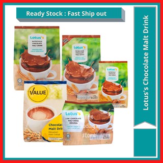 Lotus's Nutritious Chocolate Malt Drink 1.1kg (Extra 100g) | Shopee ...