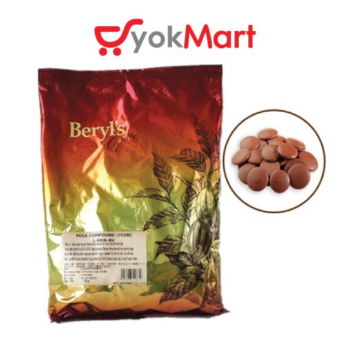 Beryls Milk Coin Beryl's Milk Chocolate Button Compound Coins Coklat ...