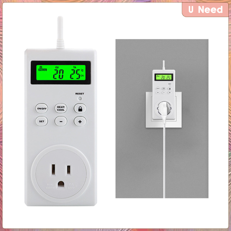 Programmable Wireless Thermostat Switch Socket Temperature Controller Socket | BeeCost