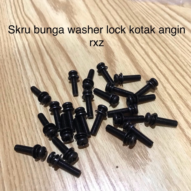 Skru screw bunga washer lock kotak angin rxz | Shopee Malaysia