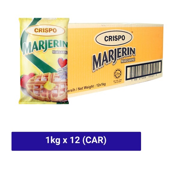 Crispo Marjerin Margarine Polybag (1kg x 12) | Shopee Malaysia