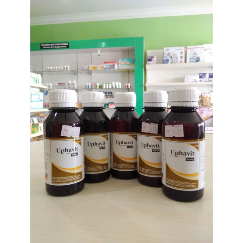 [COMBO SET 5 BOTTLES] UPHAVIT MULTIVITAMIN SYRUP 120ML | Shopee Malaysia