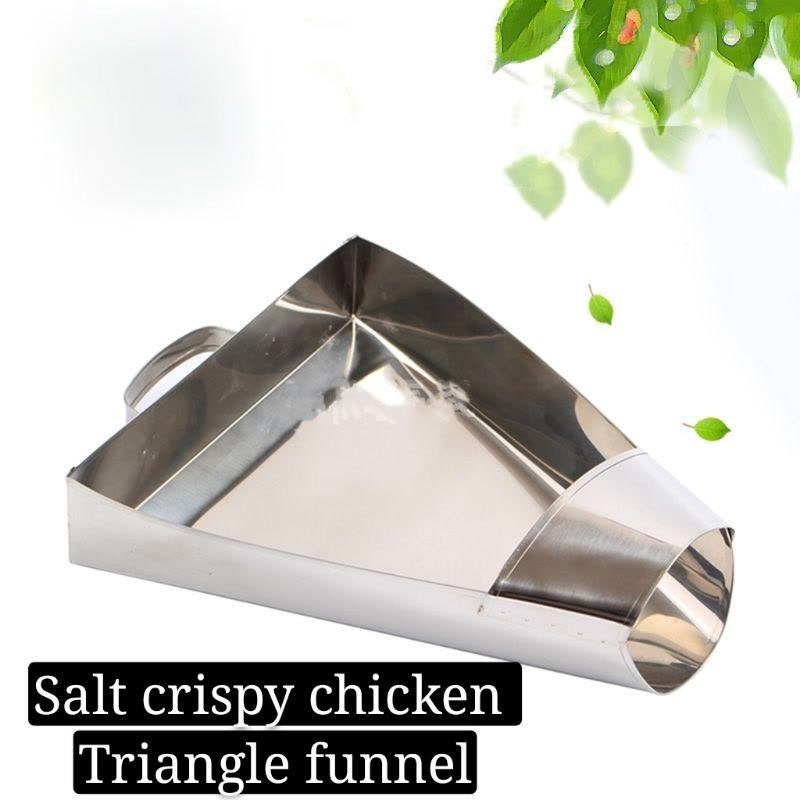 SALT CRISPY CHICKEN TRIANGLE FUNNEL AYAM CORONG GUNTING TRIANGLE BUCKET ...