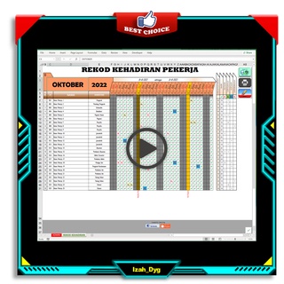 Automated Employee Attendance Record | Rekod Kehadiran Pekerja ...