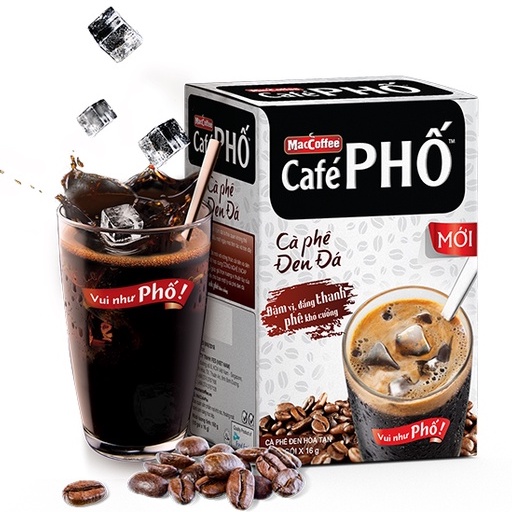 Cafe PHO Ca Phe Den Da MacCoffee Cafe PHO Instant Coffee O 1 box ...