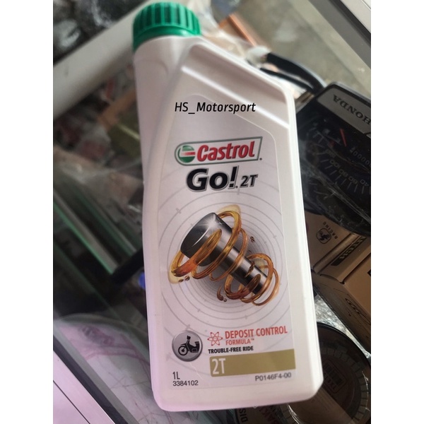CASTROL GO 2T OIL 100% ORIGINAL 1LITER | Shopee Malaysia