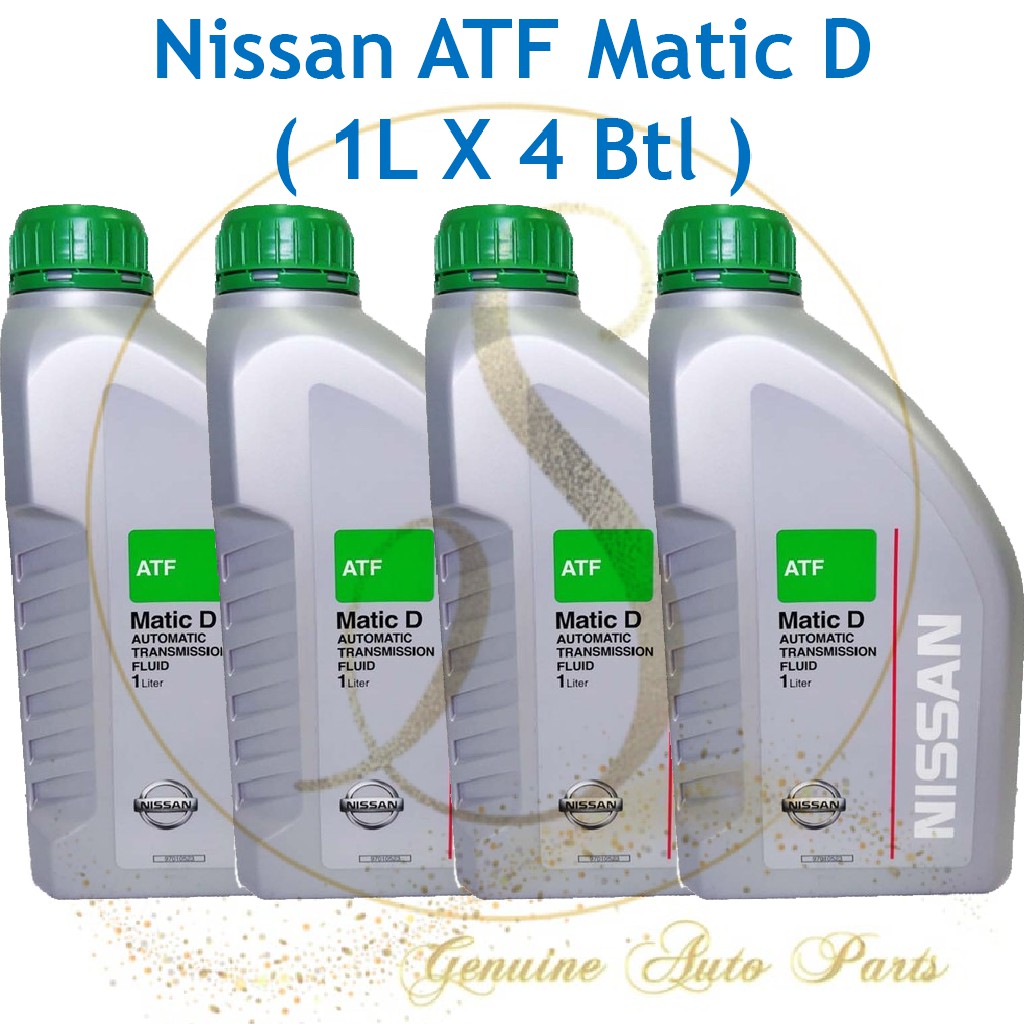 (100% Original) 1 SET FOR 4 BOTOL Nissan ATF 1L Matic-D MATIC D ...