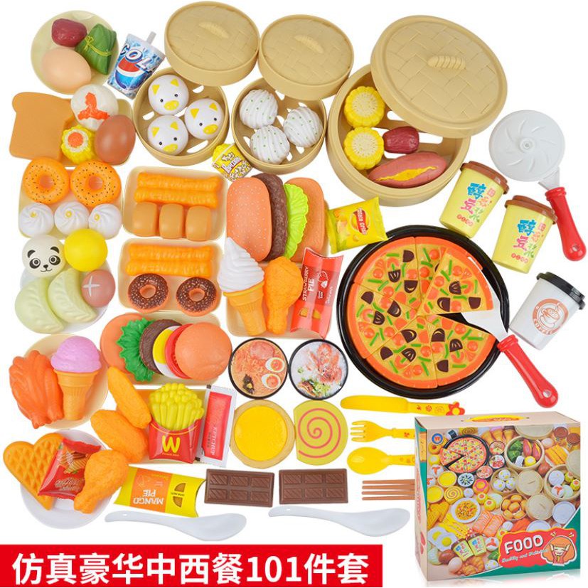 Kitchen Toys Play Set Children Pretend Dinner Kitchen Cooking Toys ...