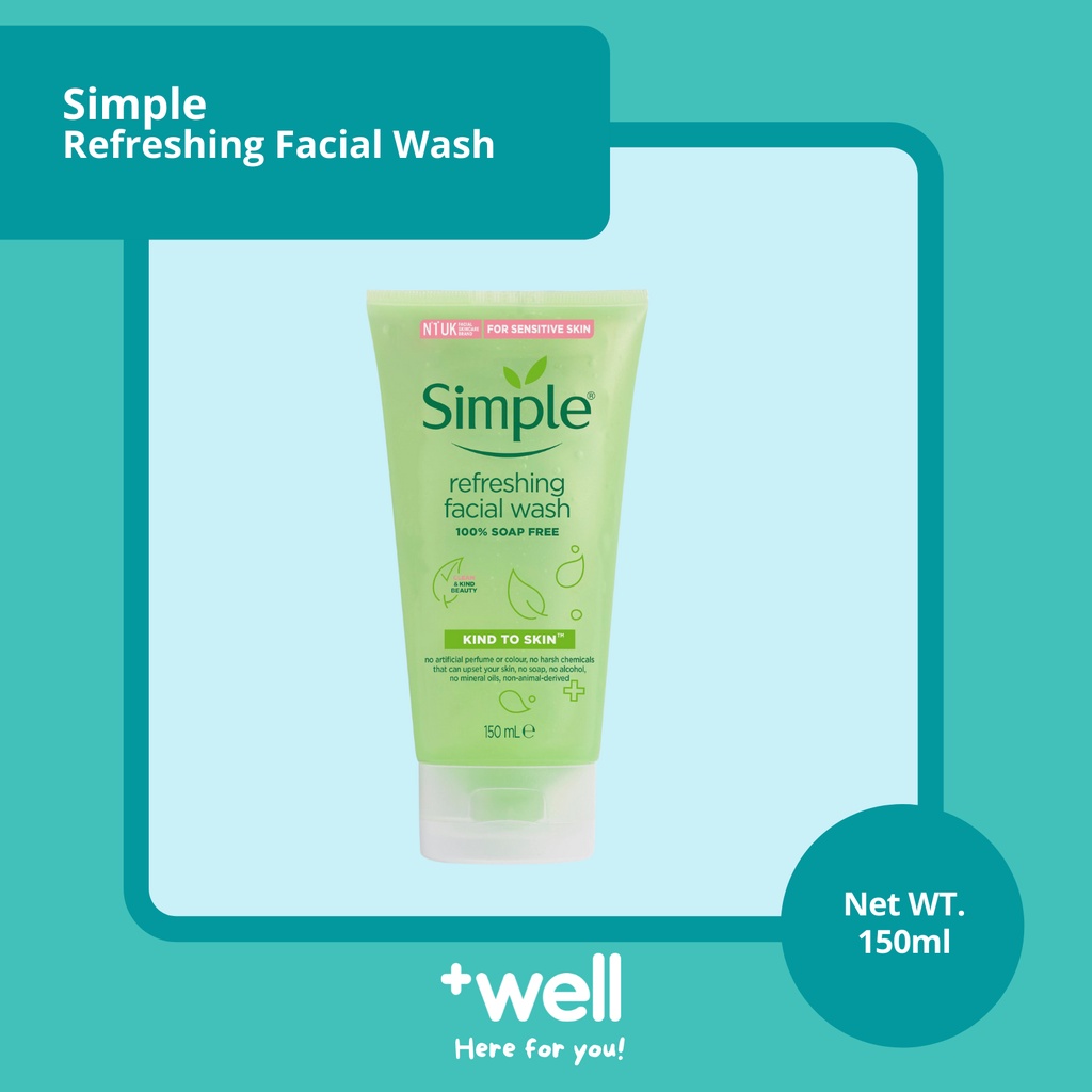 Simple Refreshing Facial Wash Gel 150ml | Shopee Malaysia