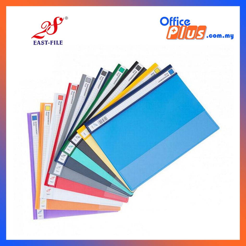 (12pcs/Pack) East-File PVC Management File 1807 A4 / Clear PVC Cover ...
