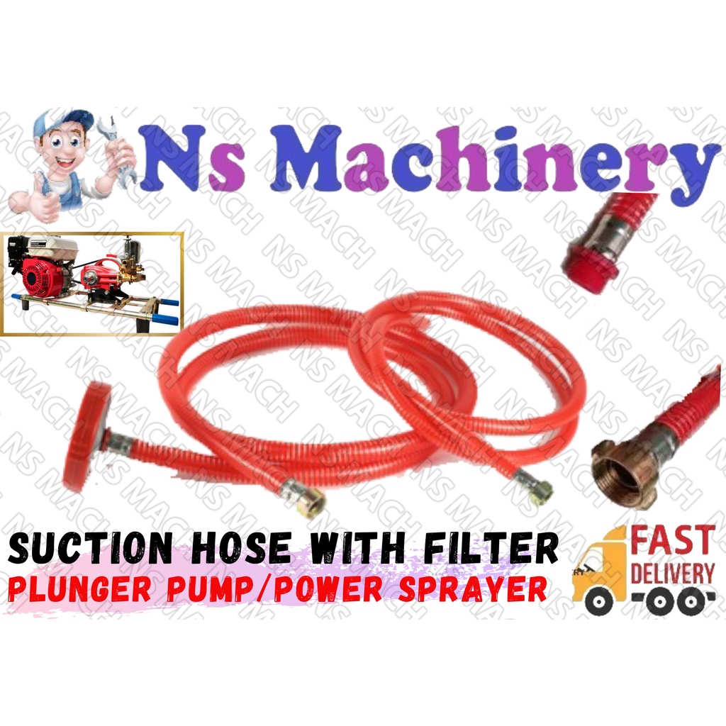 40bar 45# 2.3 meter Plunger Pump / Power Sprayer SUCTION HOSE OVERFLOW ...