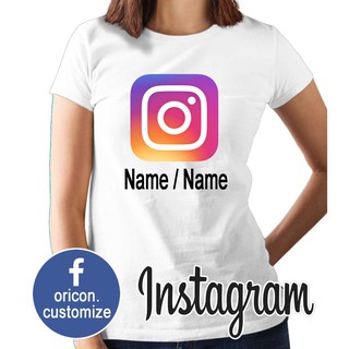 INS fashion Instagramer Tshirt Print Name Instagram Logo Instagram ...