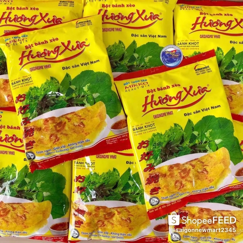 Bot Banh Xeo, Banh Khot Huong Xua - Pancake Flour 500gr | Shopee Malaysia